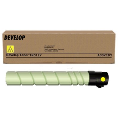 Original OEM Toner Develop TN-512Y (A33K2D2) (Yellow)